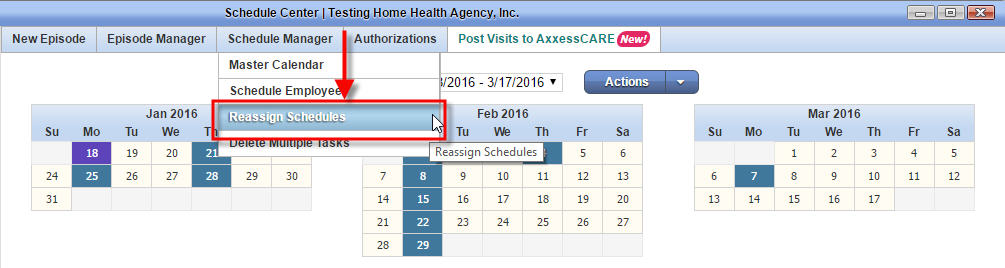 Schedule Center Overview - Help Center