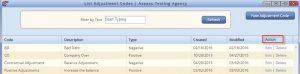 Adjustment Codes - Help Center