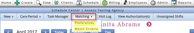 Schedule Center Overview - Help Center
