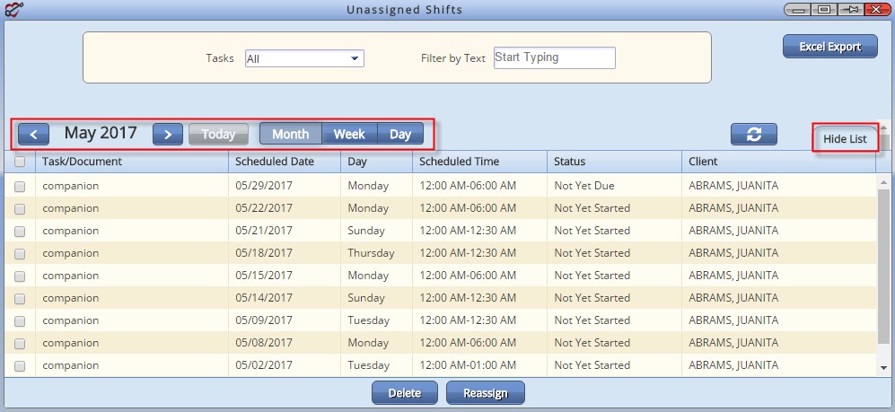 Schedule Center Overview - Help Center