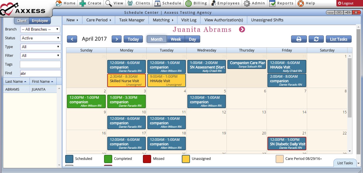 Schedule Center Overview - Help Center
