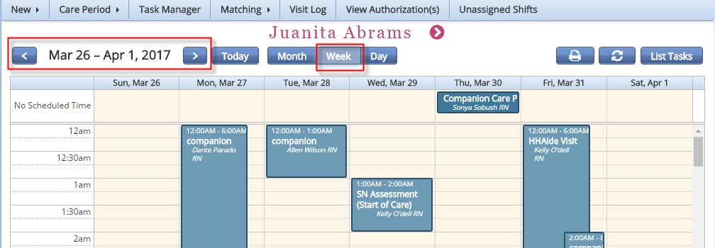 Schedule Center Overview - Help Center