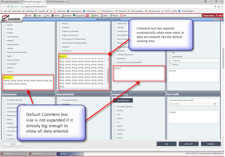 OASIS-C2, SN Note Updates - Help Center