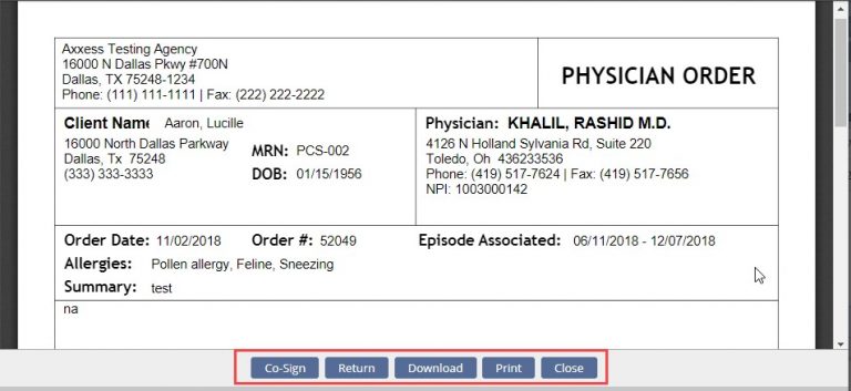 HomeCare Orders Management - Help Center