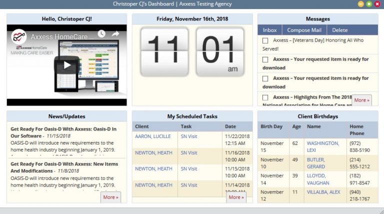 HomeCare Intake and Scheduling - Help Center
