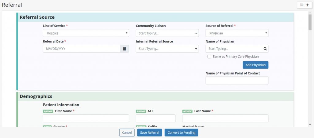 Intake Process - Help Center