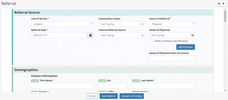 Intake Process - Help Center