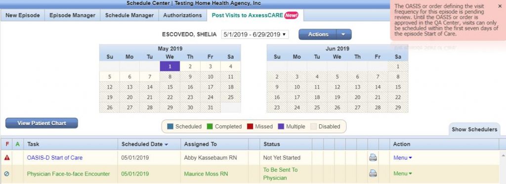 Orders-Driven Scheduling - Help Center