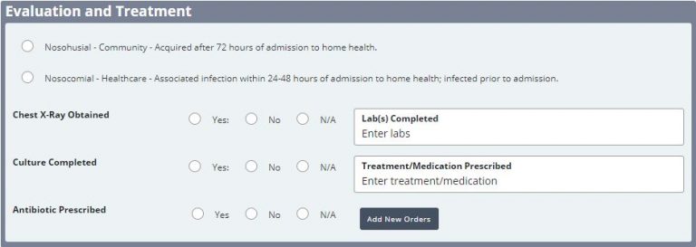 Infection Log – Help Center