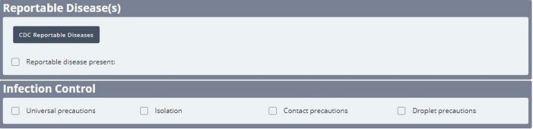 Infection Log Updates - Help Center