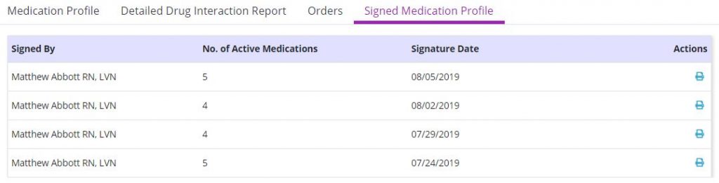 Signing Medication Profiles - Help Center