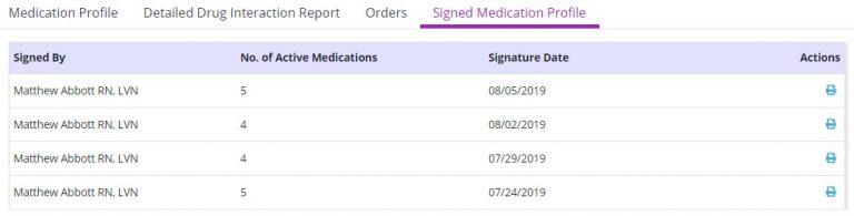 Signing Medication Profiles - Help Center