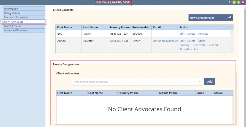 Client Advocate Role - Help Center