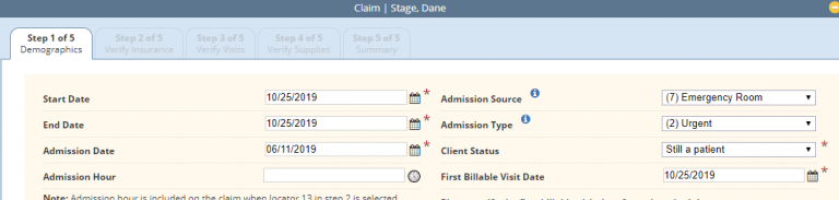 Admission Type Update (UB-04) - Help Center
