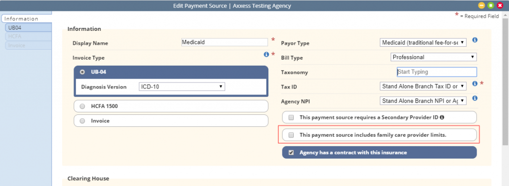 Family Provider Limits - Help Center