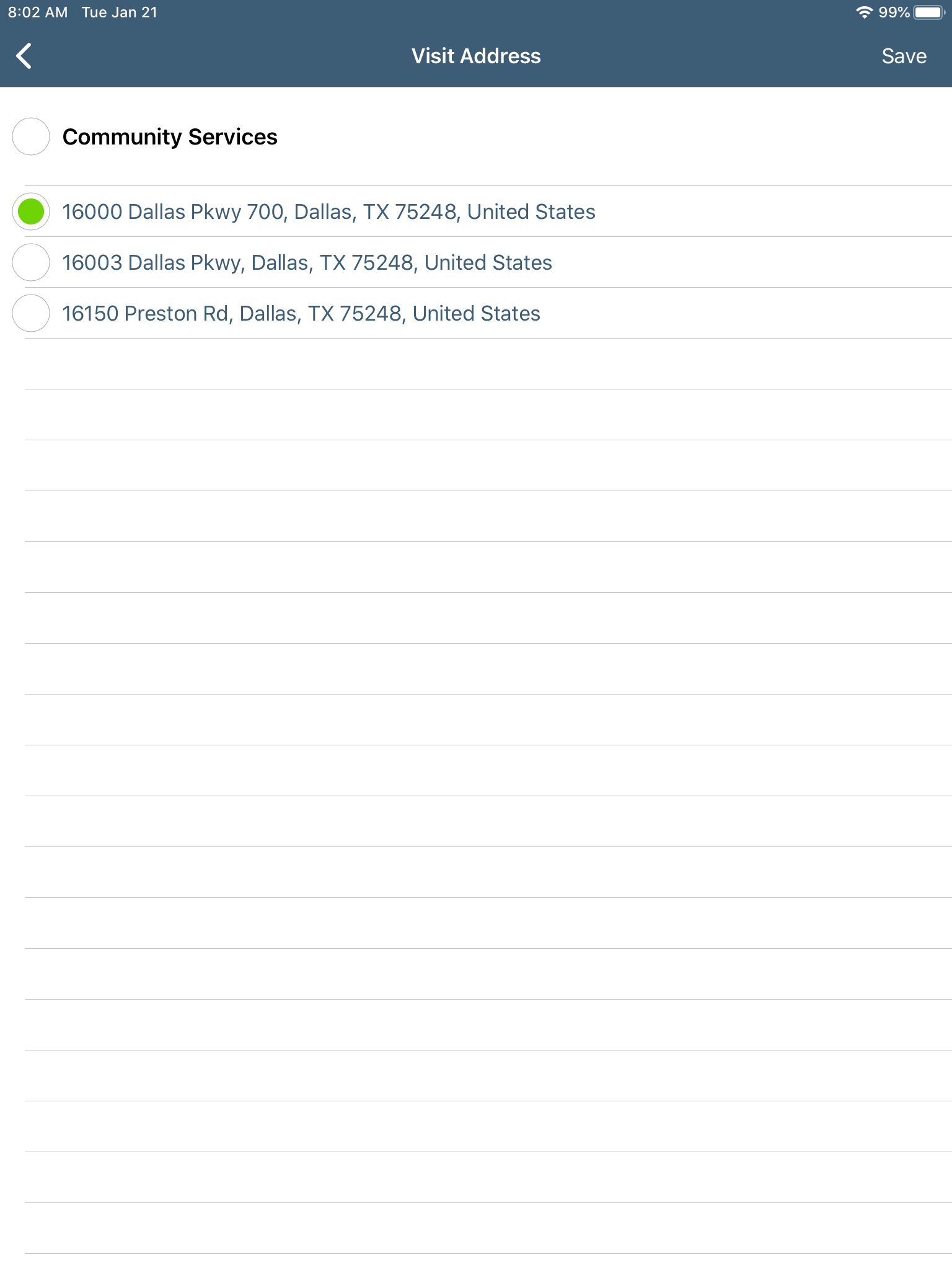 Multiple Addresses & Community Services - Help Center