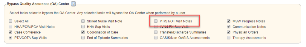 Bypass QA Updates - Help Center
