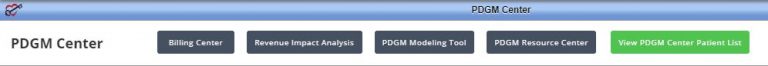 Patient-Driven Groupings Model (PDGM) Center - Axxess Home Health Software