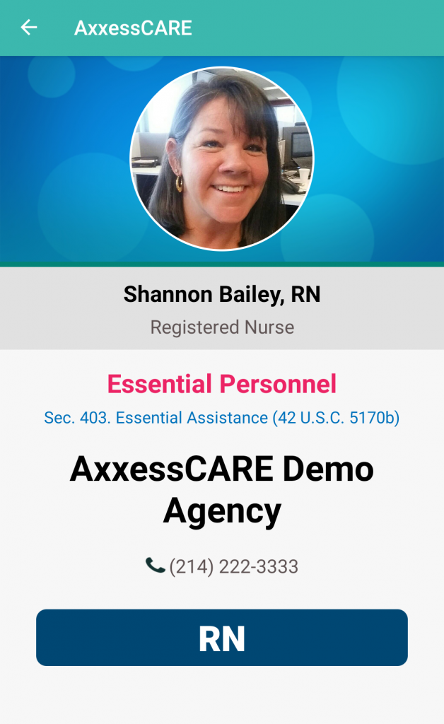 Essential Personnel Badge - Help Center