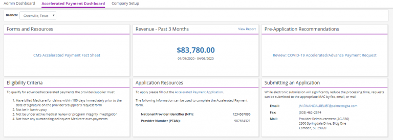 Accelerated Payment Dashboard - Help Center