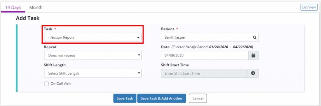 Infection Report Updates - Help Center
