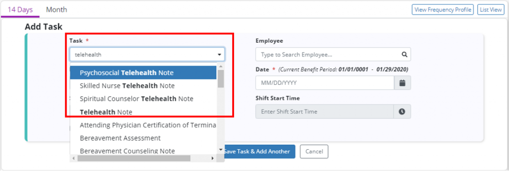Telehealth Notes - Help Center