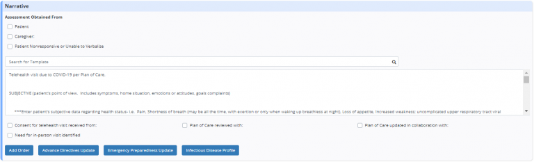 Telehealth Notes - Help Center