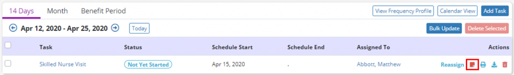 Download/Print Missed Visits - Help Center