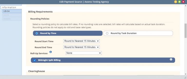 Payer Rounding Policies - Help Center