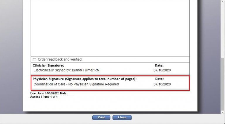 No Physician Signature Required - Help Center