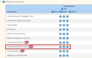 Month-End AR Roll Forward Report - Help Center