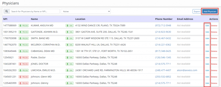 Physician Portal - Axxess Hospice