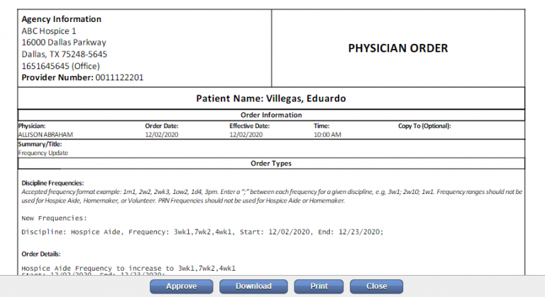 Physician Portal - Axxess Hospice