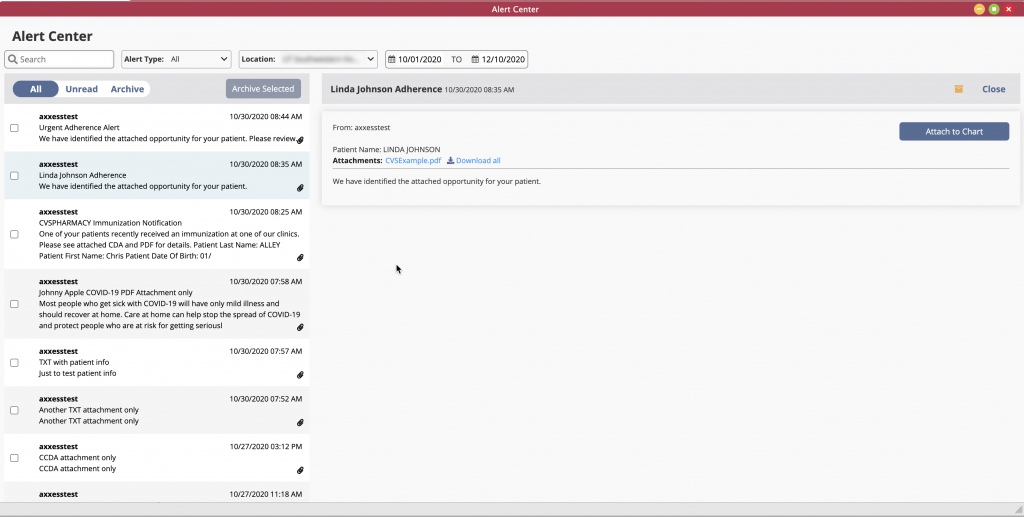 Surescripts Clinical Direct Messaging Integration in Axxess Home Health