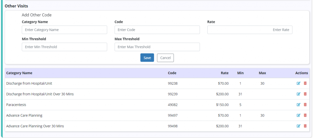 Physician Billing in Axxess Hospice