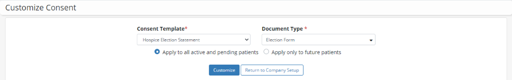 Print Unsigned Electronic Consents in Axxess Hospice