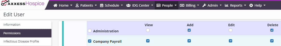 Lawson Payroll Exports in Axxess Hospice