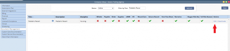 Pediatric Fall Risk Assessment in Axxess Home Care