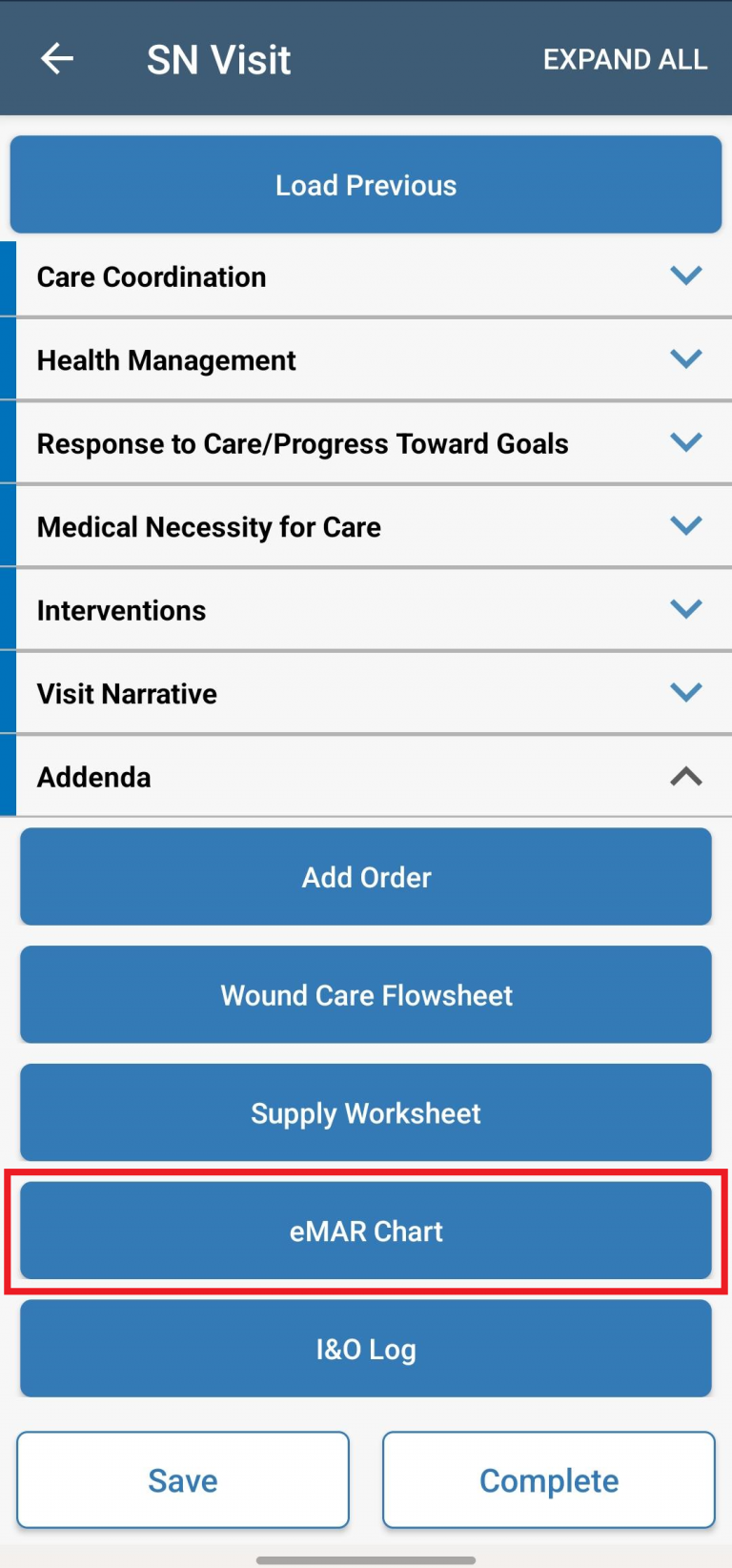 Mobile eMAR Addendum in Axxess Home Care