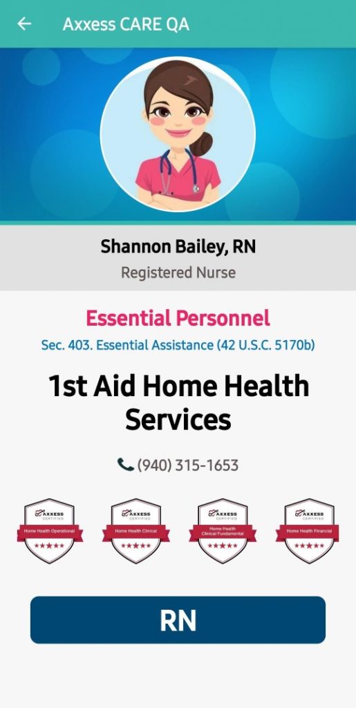 Training and Certification Updates on Axxess CARE