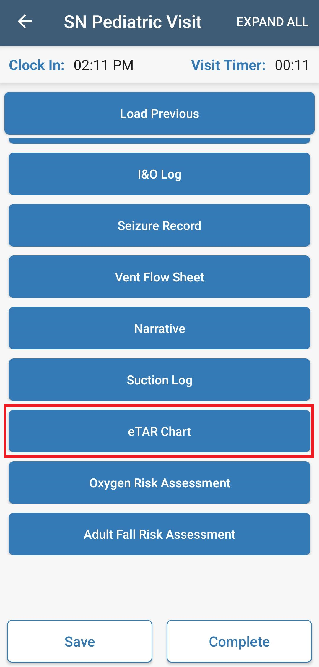 Mobile eTAR Addendum in Axxess Home Care