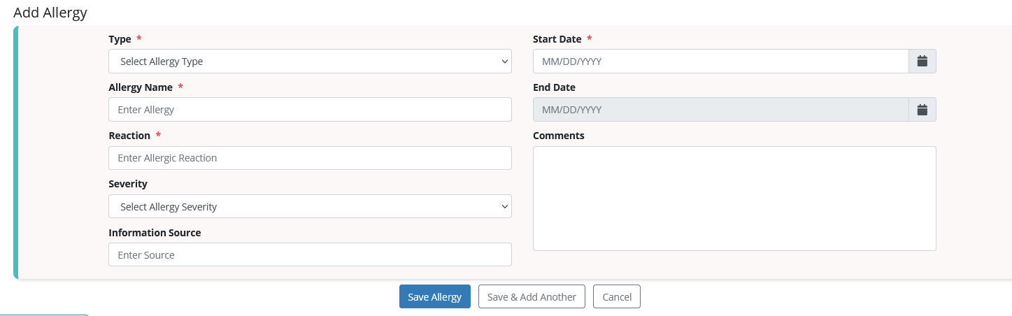 Allergy Profile - Help Center