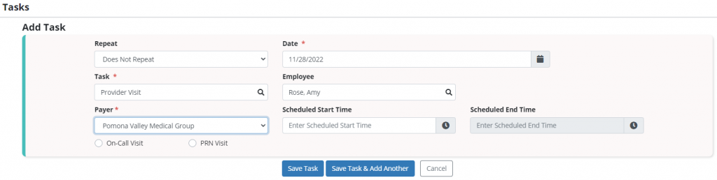 Influenza Immunization Documentation in Axxess Palliative Care