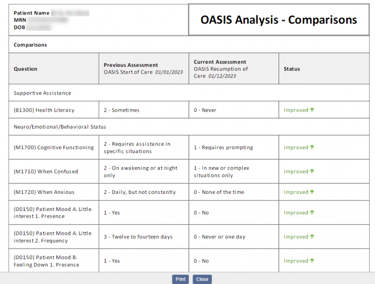 OASIS Analysis in QA Center - Help Center