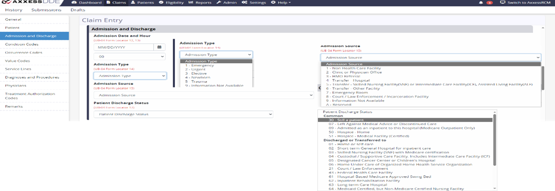New Claims - Help Center