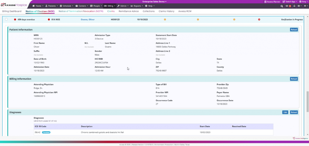 Notice of Election and Notice of Termination/Revocation (NOTR) in ...