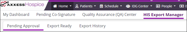 How to Use the Axxess Hospice Hospice Item Set (HIS) Export Manager